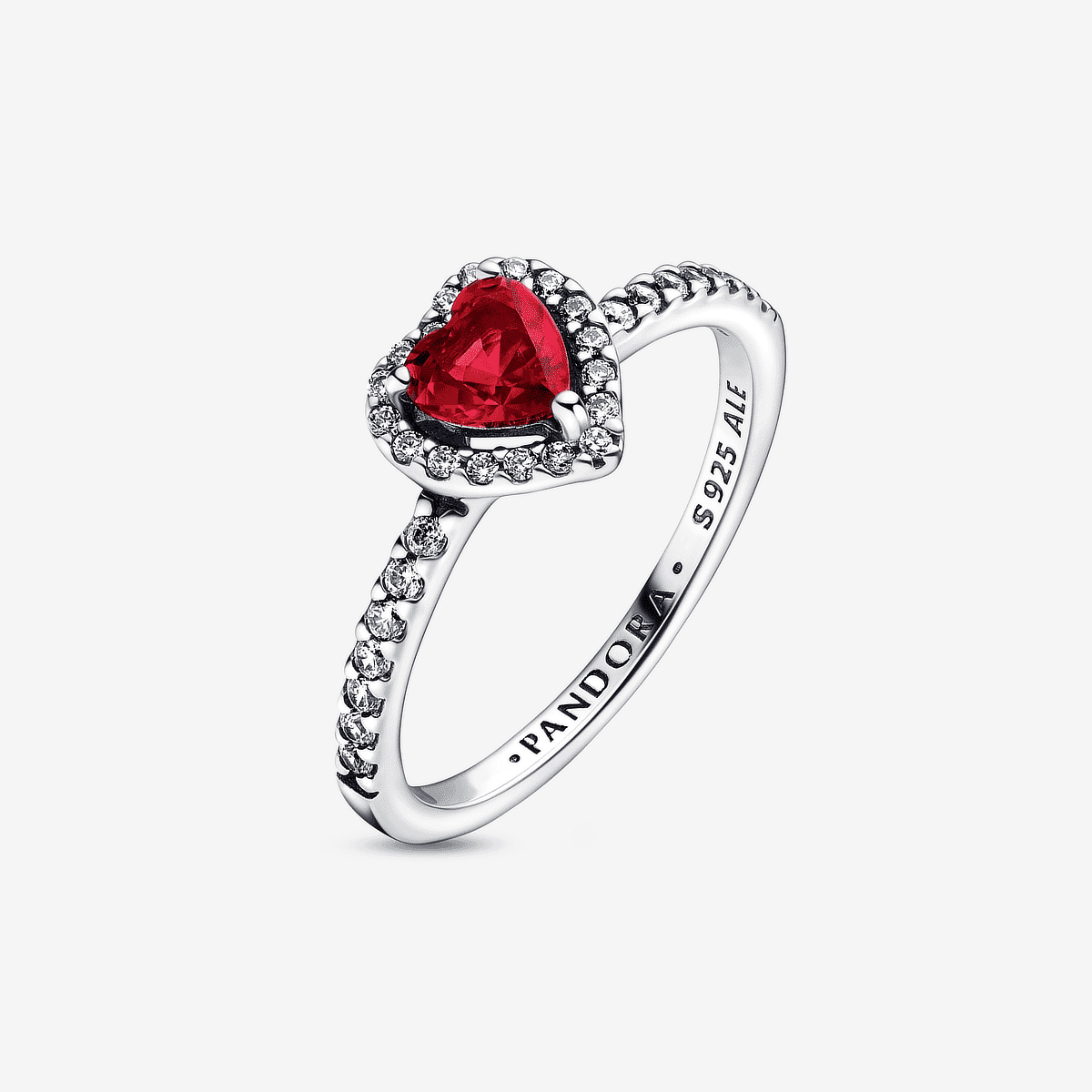 Anillo Pandora Corazón Rojo Brillante | Joya con Pasión